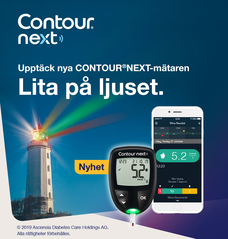 CONTOUR NEXT (uppkopplad) med hög noggrannhet